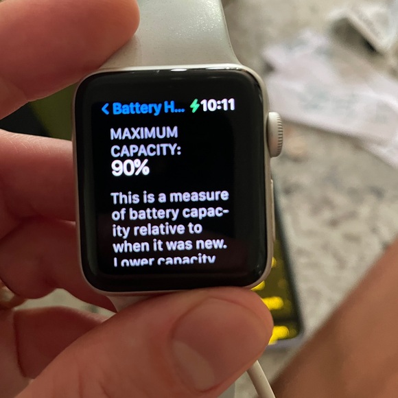 Apple | Wearables | Apple Silver And White Smartwatch With Modern ...